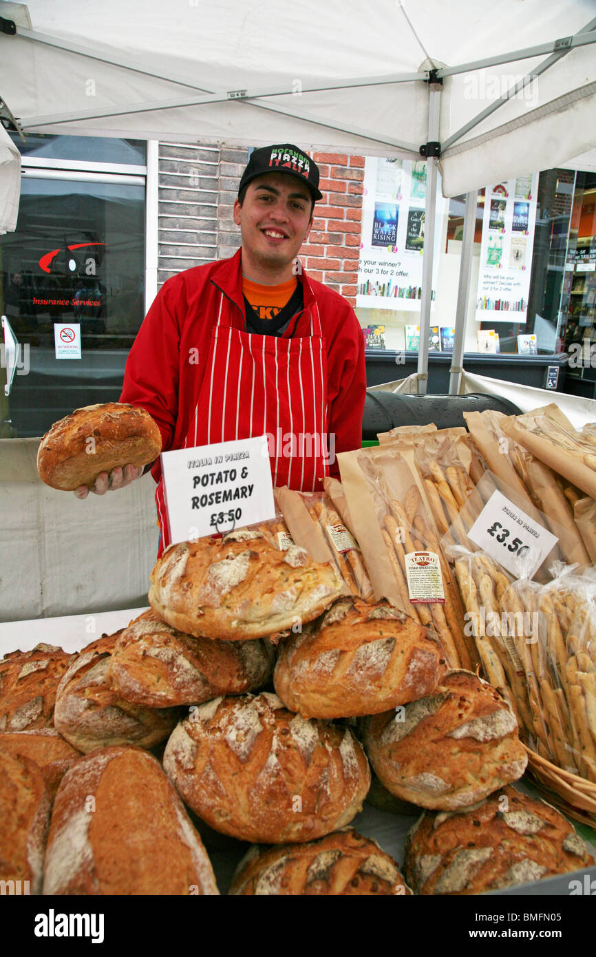 Man selling fresh bread in street hi-res stock photography and images ...