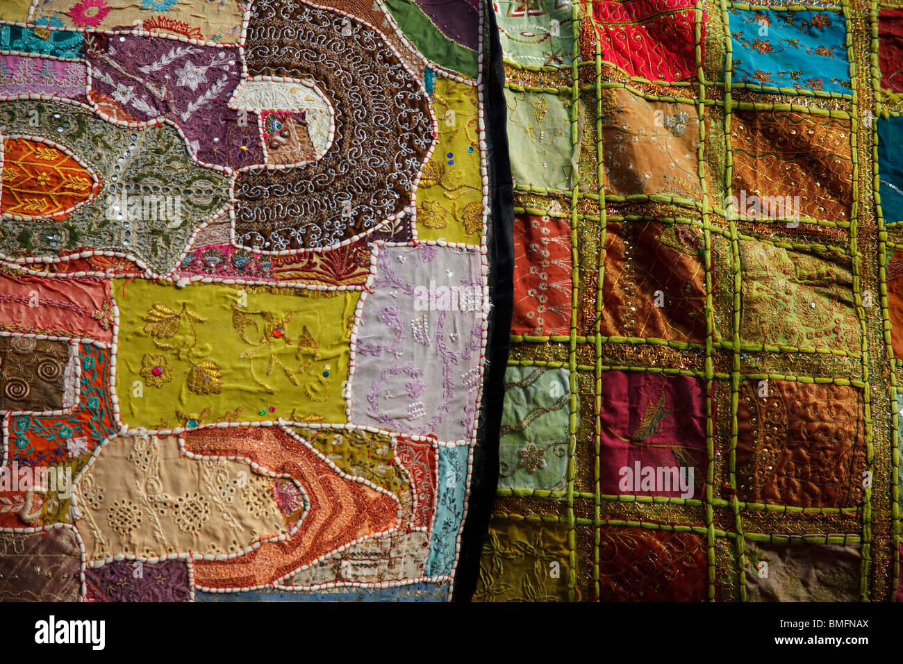 Multi colored fabrics hi-res stock photography and images - Alamy