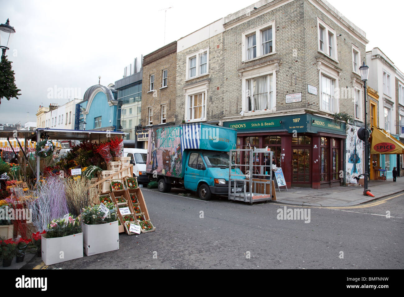 Portobello Road in London Stock Photo - Alamy