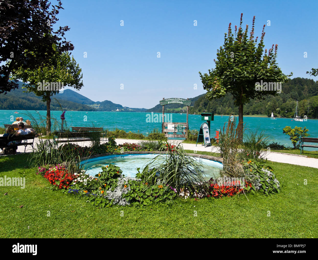 The Lake Fuschl in Austria Stock Photo - Alamy