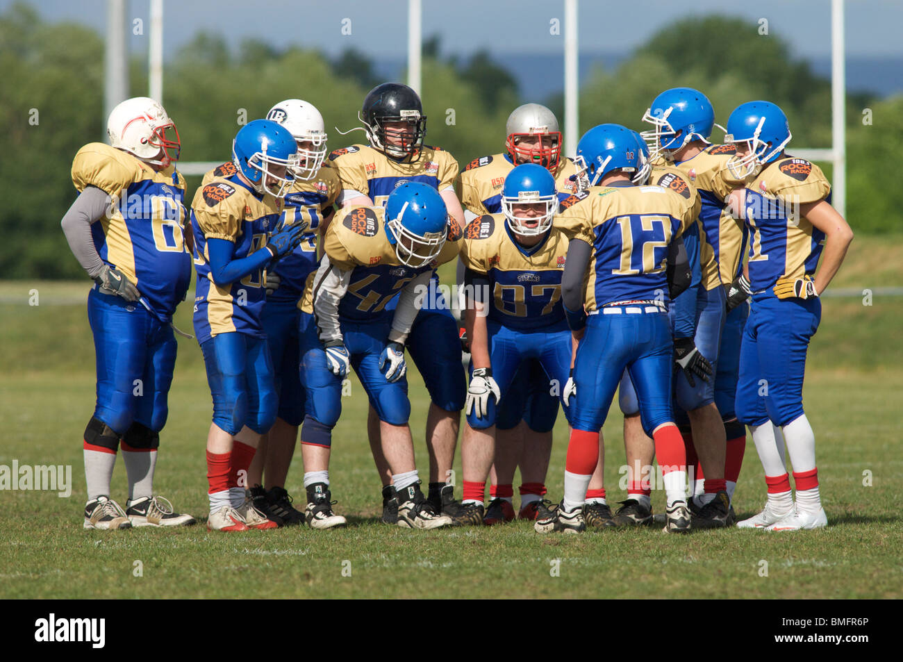 manchester titans american football team Stock Photo - Alamy