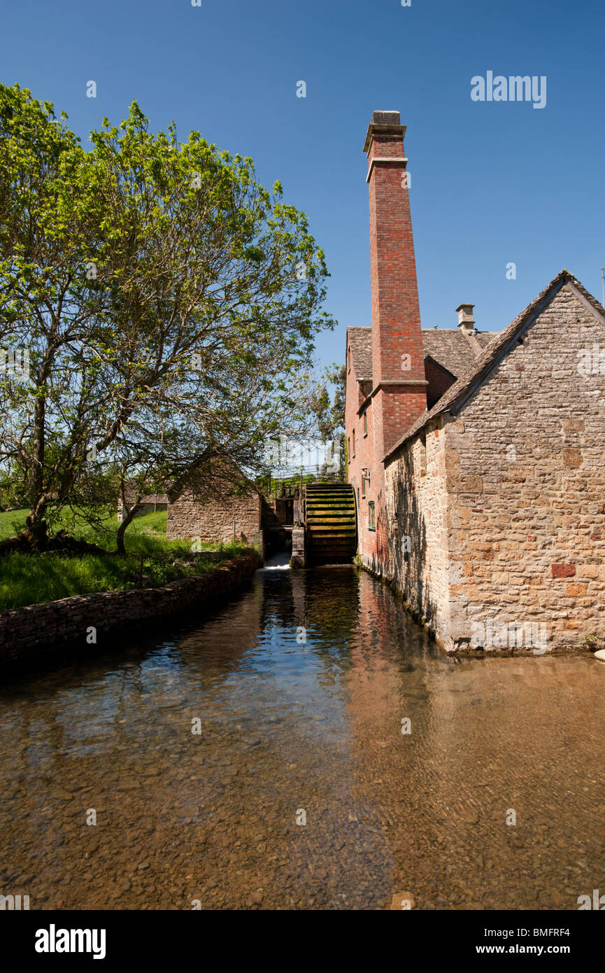 The old mill at Lower Slaughter in the Cotswolds now houses a museum ...
