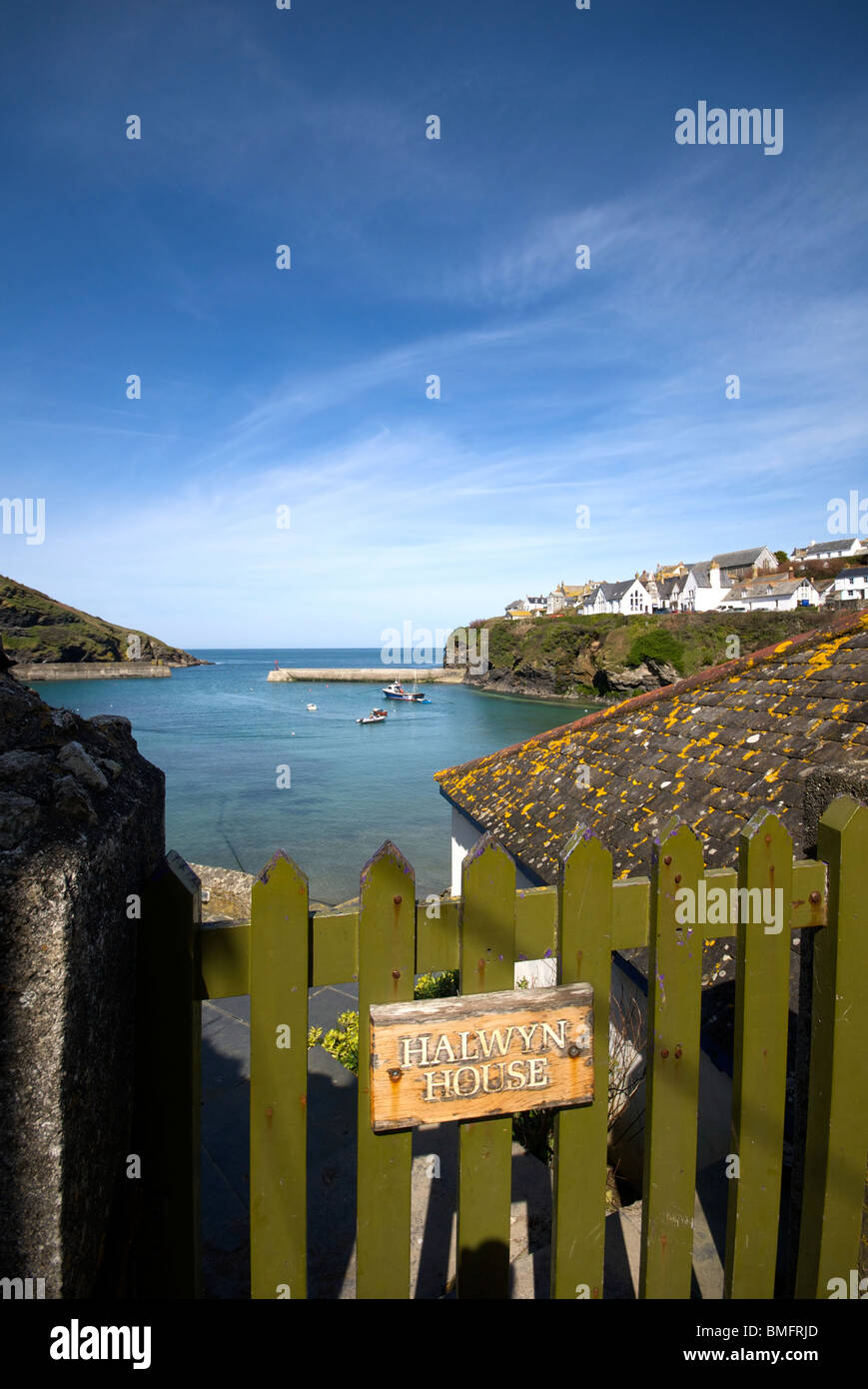 Port Issac Cornwall UK Harbor Harbour Stock Photo - Alamy