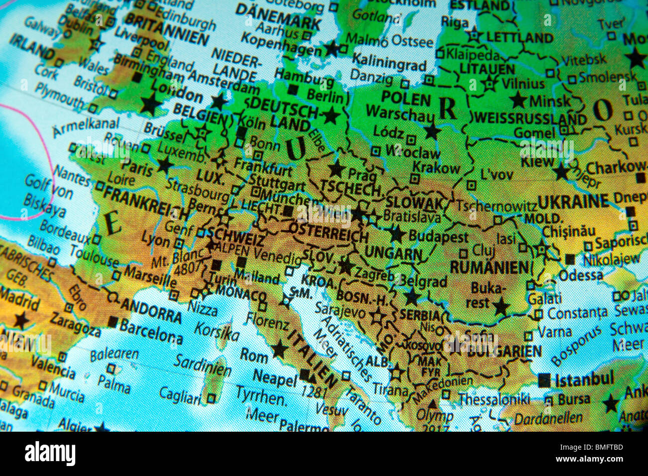 Soil map europe hi-res stock photography and images - Alamy