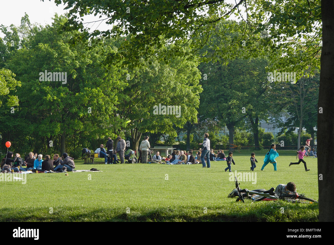 Lawn Green Prater Stock Photo - Alamy