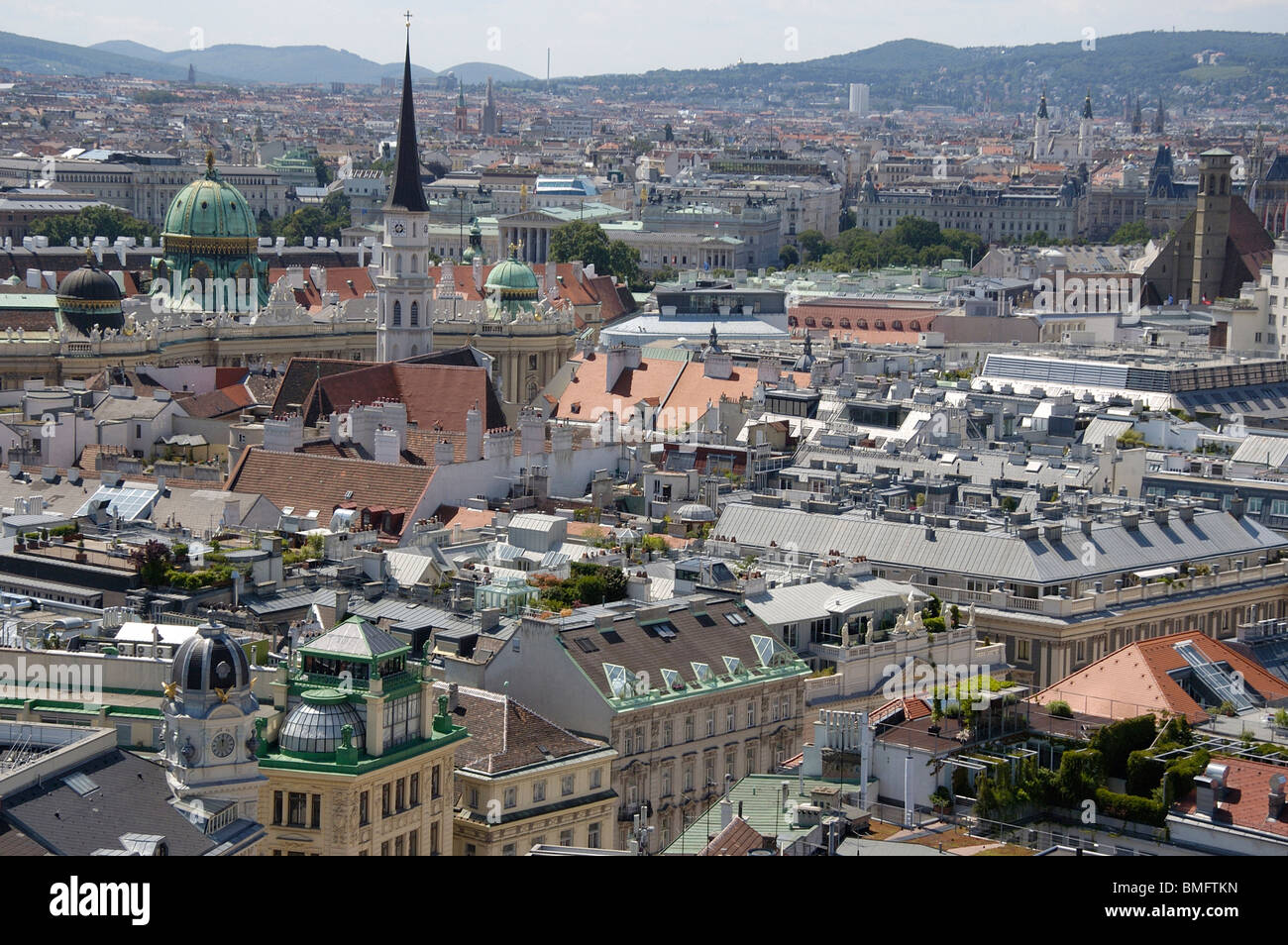 Vienna roof landscape Stock Photo - Alamy