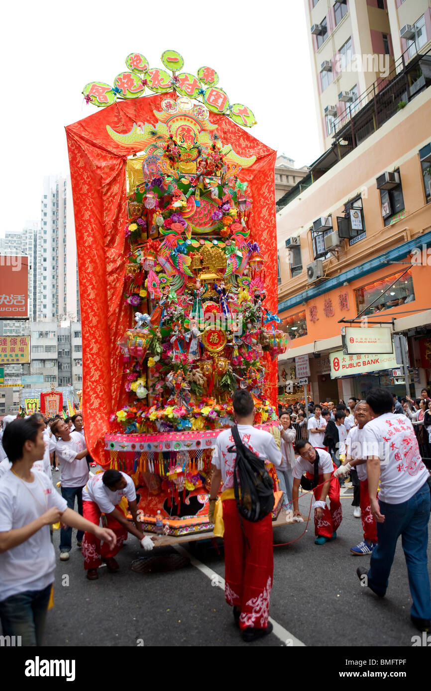 Giant First Firecracker in Mazu's birthday celebration, Hong Kong ...