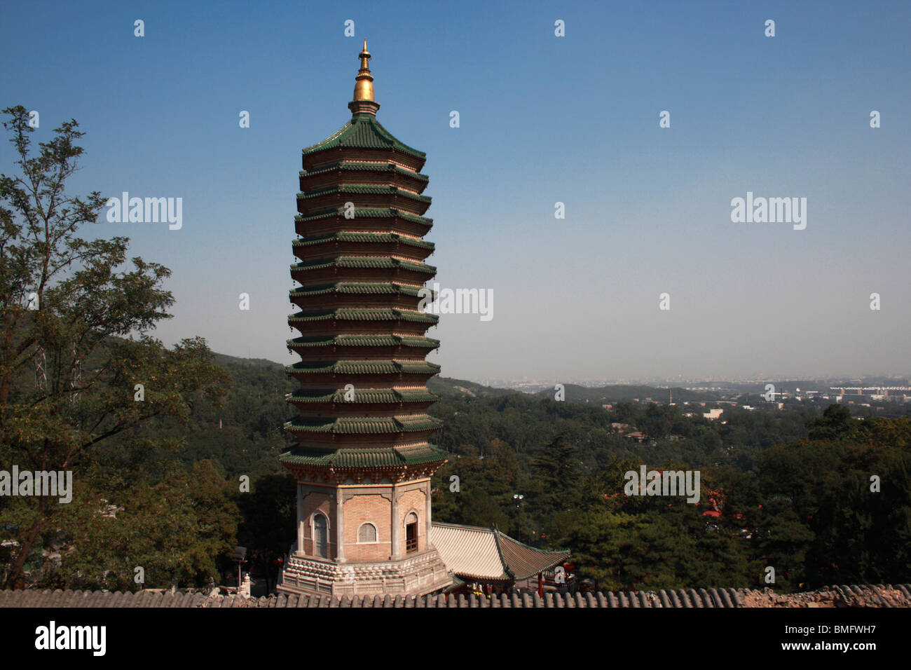 Sarira Pagoda, Temple Of Divine Light, Badachu Park, Beijing, China ...