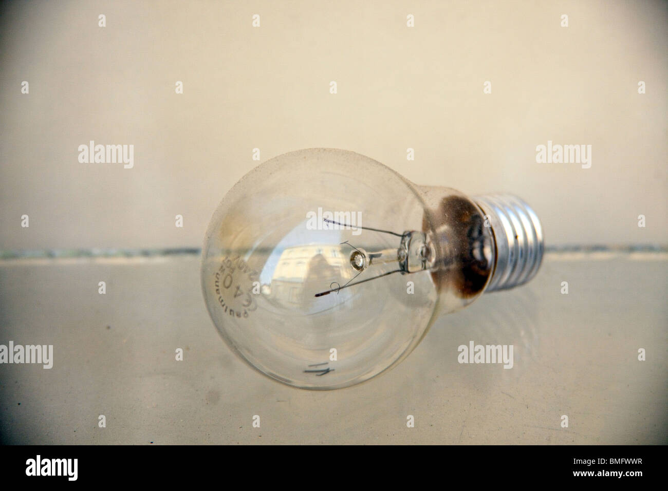 An old light bulb in a shop window Stock Photo - Alamy