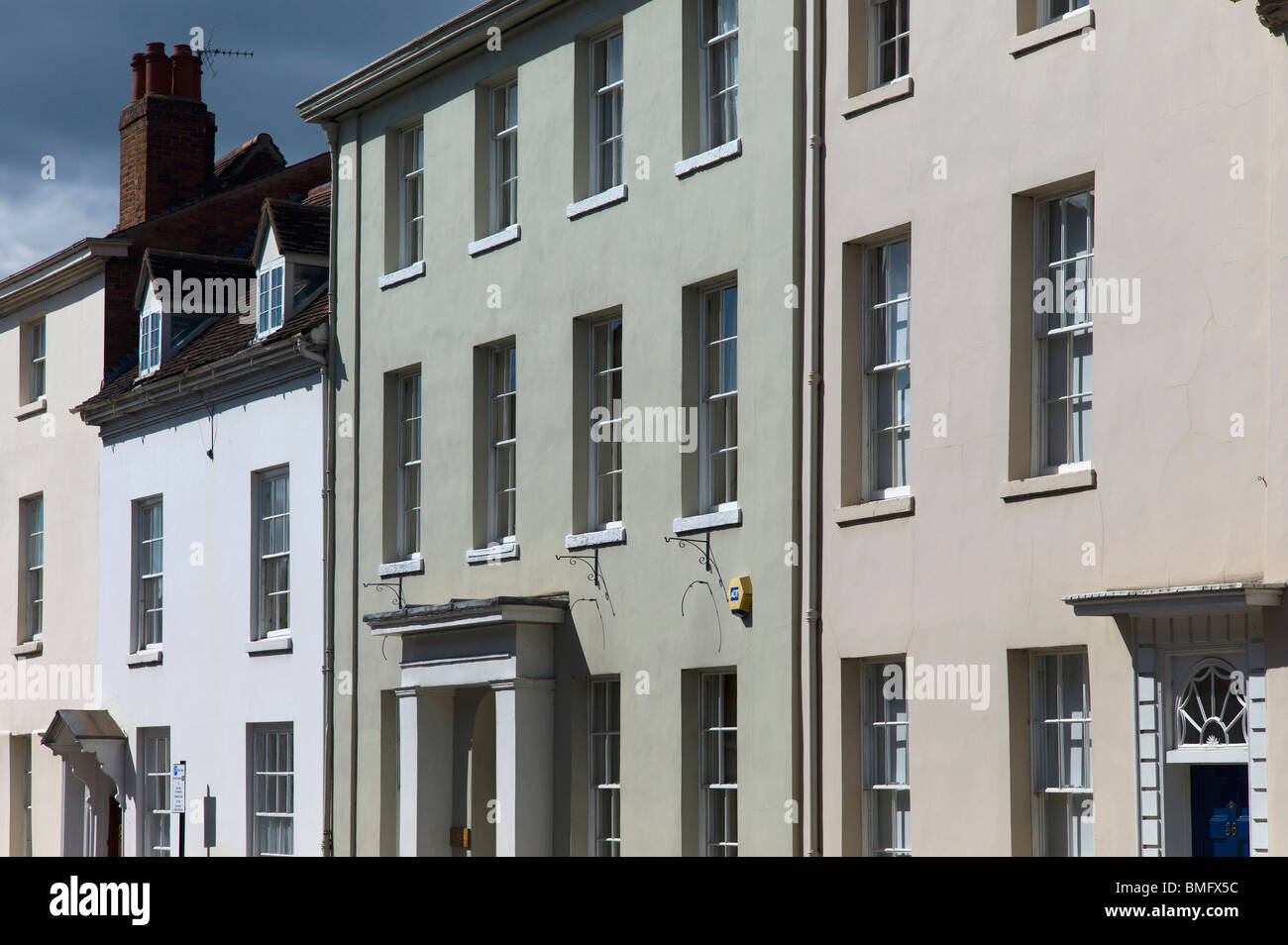 Old buildings in Warwick Stock Photo - Alamy