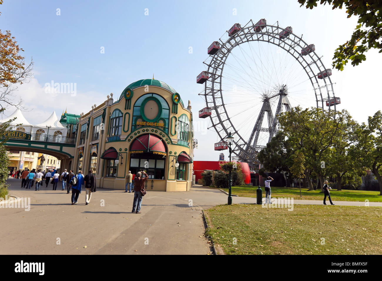Prater fairground vienna wien austria europe hi-res stock photography ...