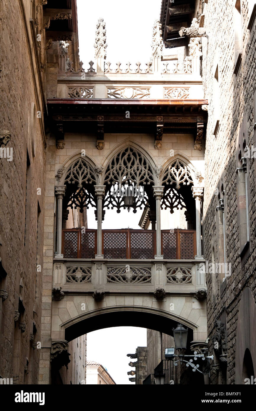 Barcelona - Altstadt - Barri Gotic Stock Photo - Alamy