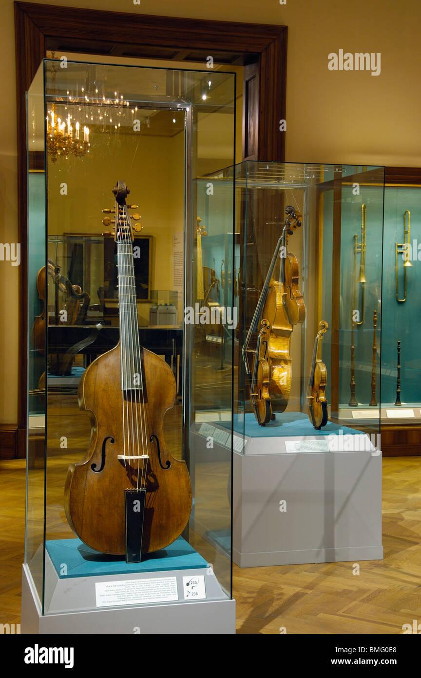 Collection of Ancient Musical Instruments at the Hofburg Stock Photo ...