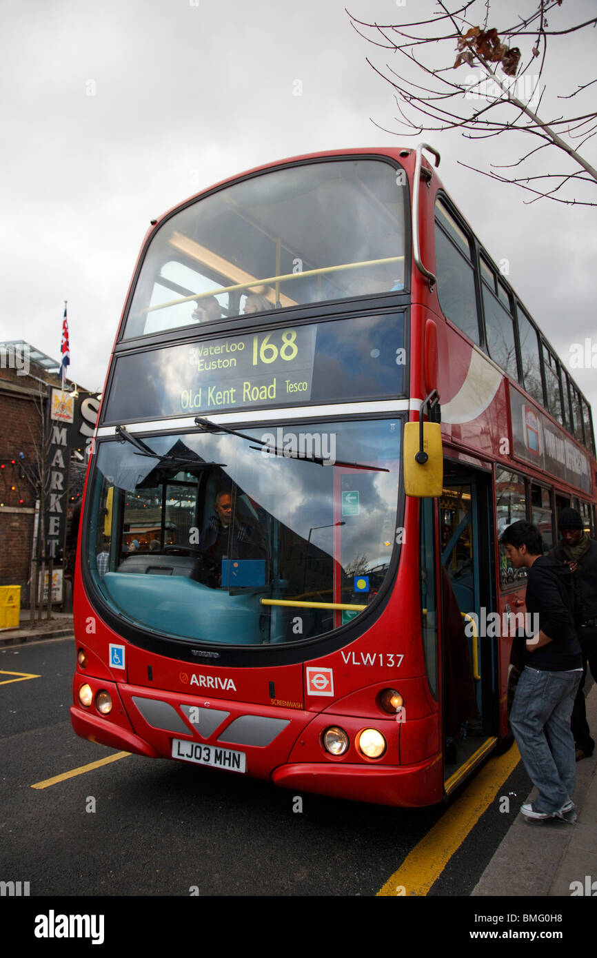 London bus line 168 toward Old Kent Road Stock Photo - Alamy