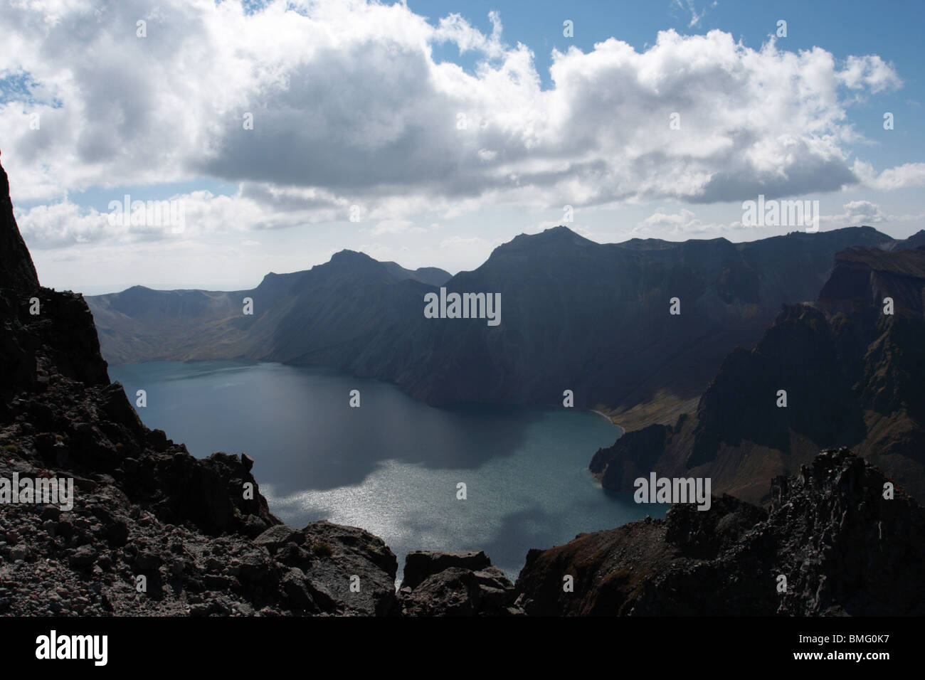 Tianchi Lake on the top of Mt.Changbaishan, Changbaishan Nature Reserve ...