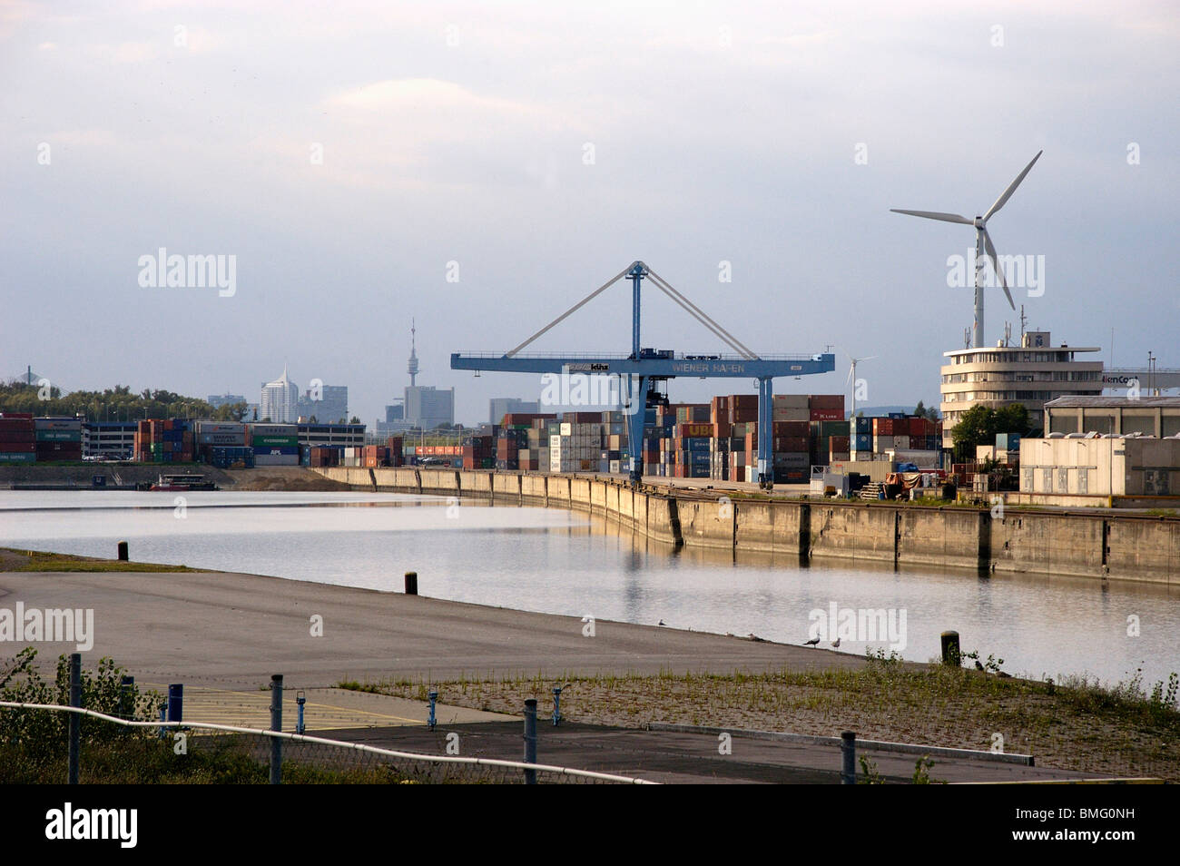 Port of Vienna Stock Photo - Alamy