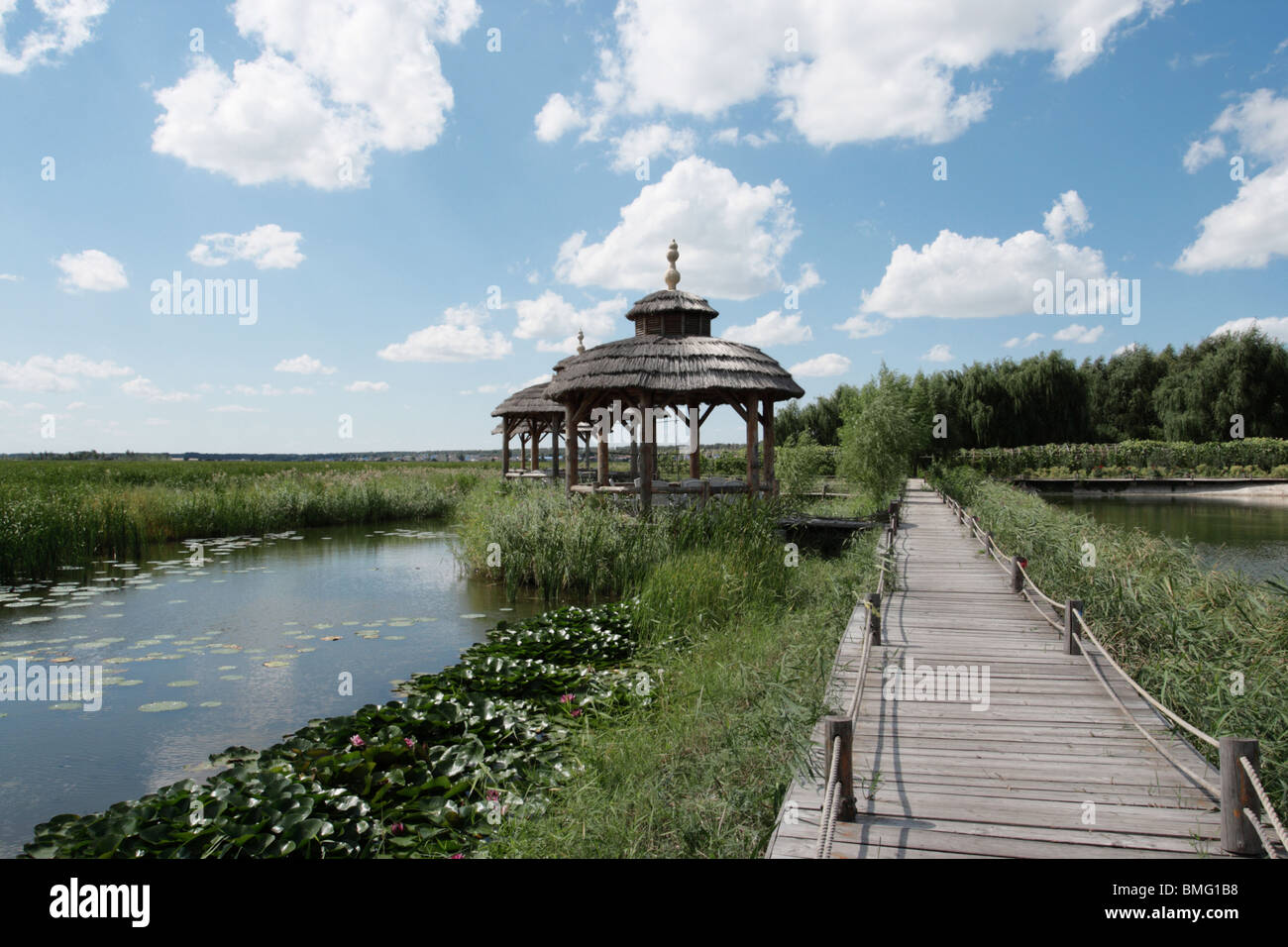 Mongolian Folk Village, Chagan Lake Natural Reserve, Songyuan, Jilin ...