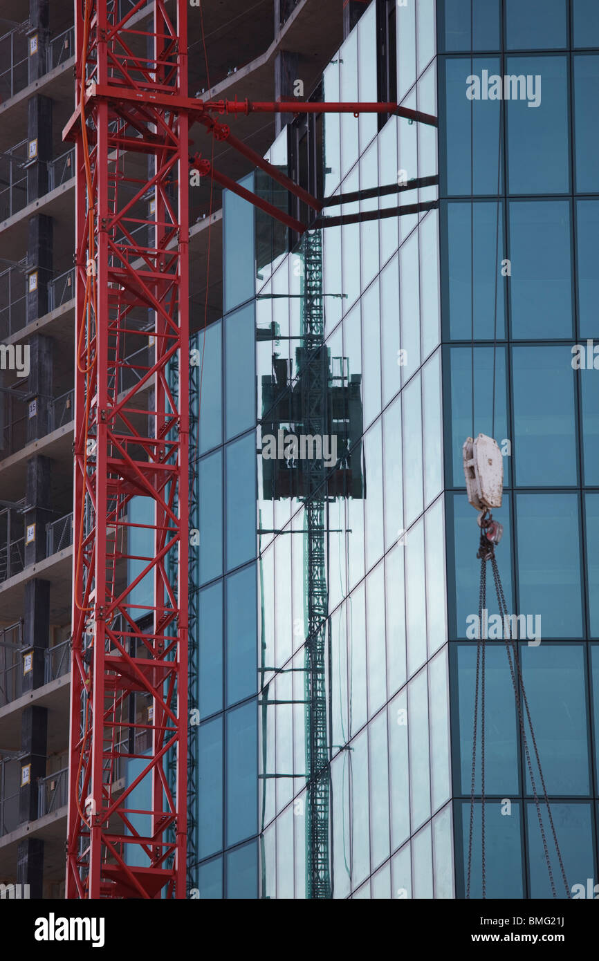 construction of Prime Tower in Zurich Stock Photo - Alamy