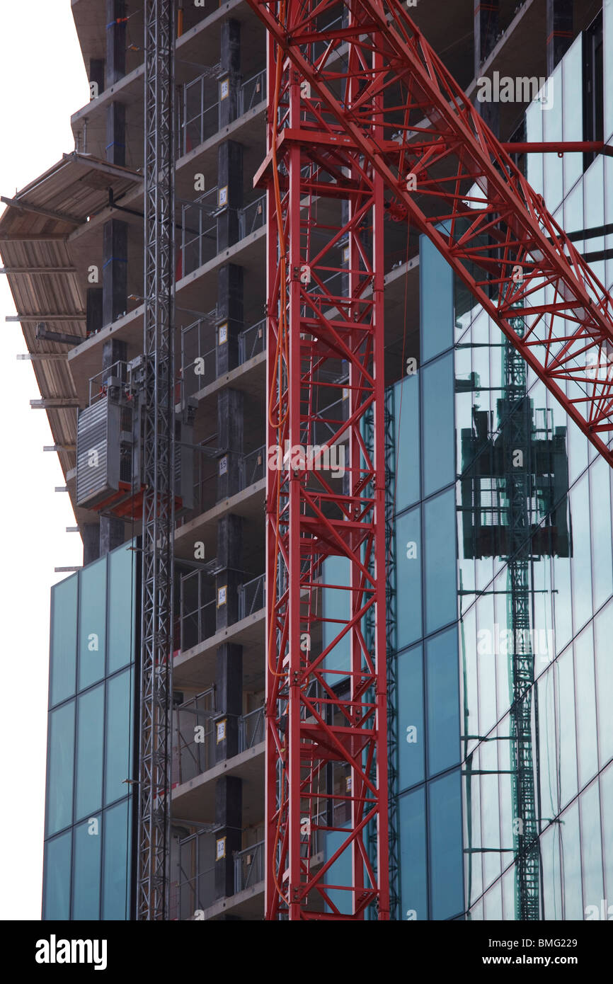 construction of Prime Tower in Zurich Stock Photo - Alamy