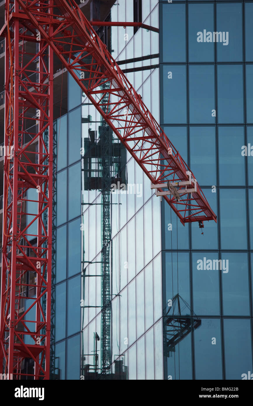 construction of Prime Tower in Zurich Stock Photo - Alamy