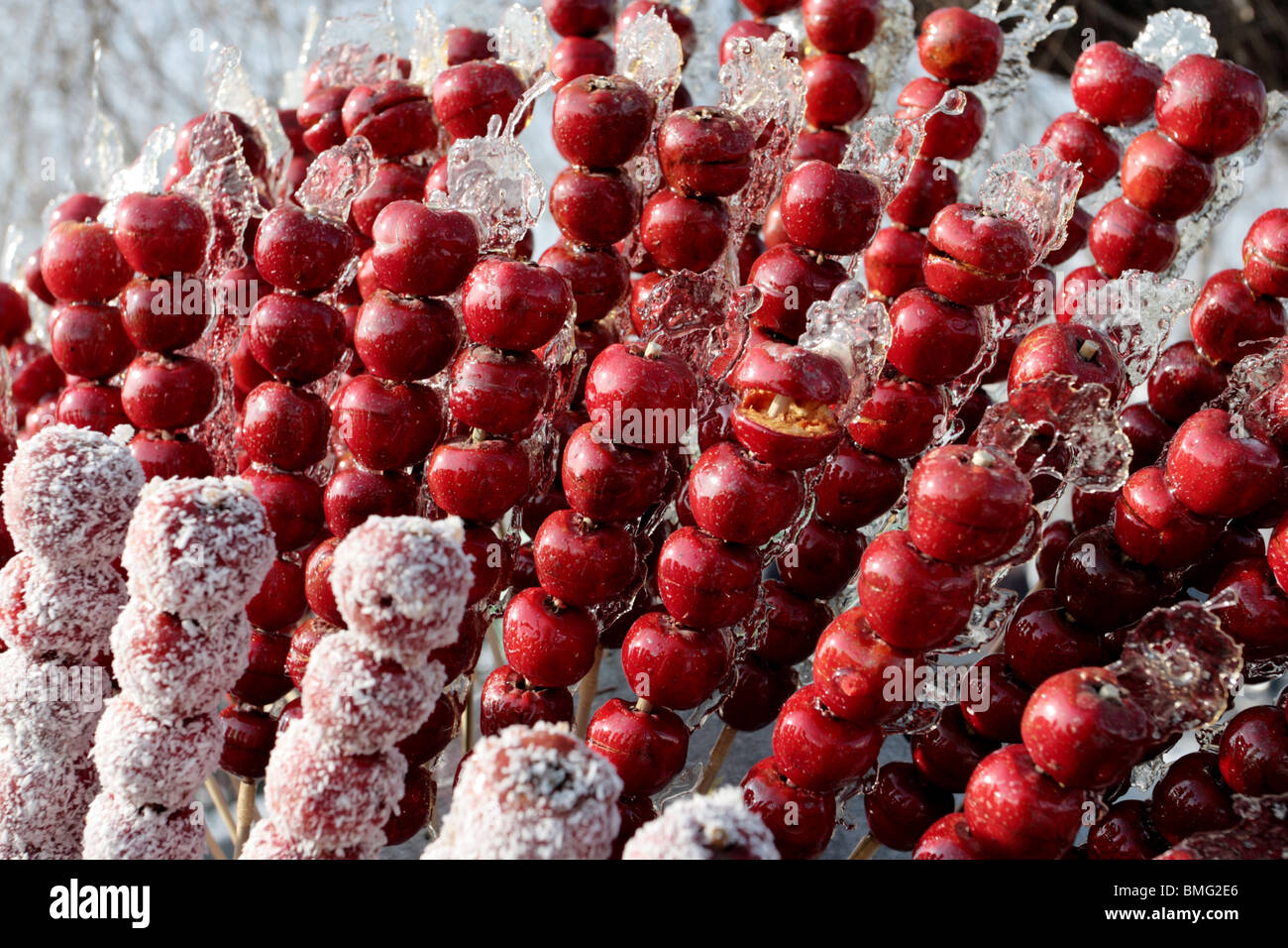 Candied fruit skewers hi-res stock photography and images - Alamy