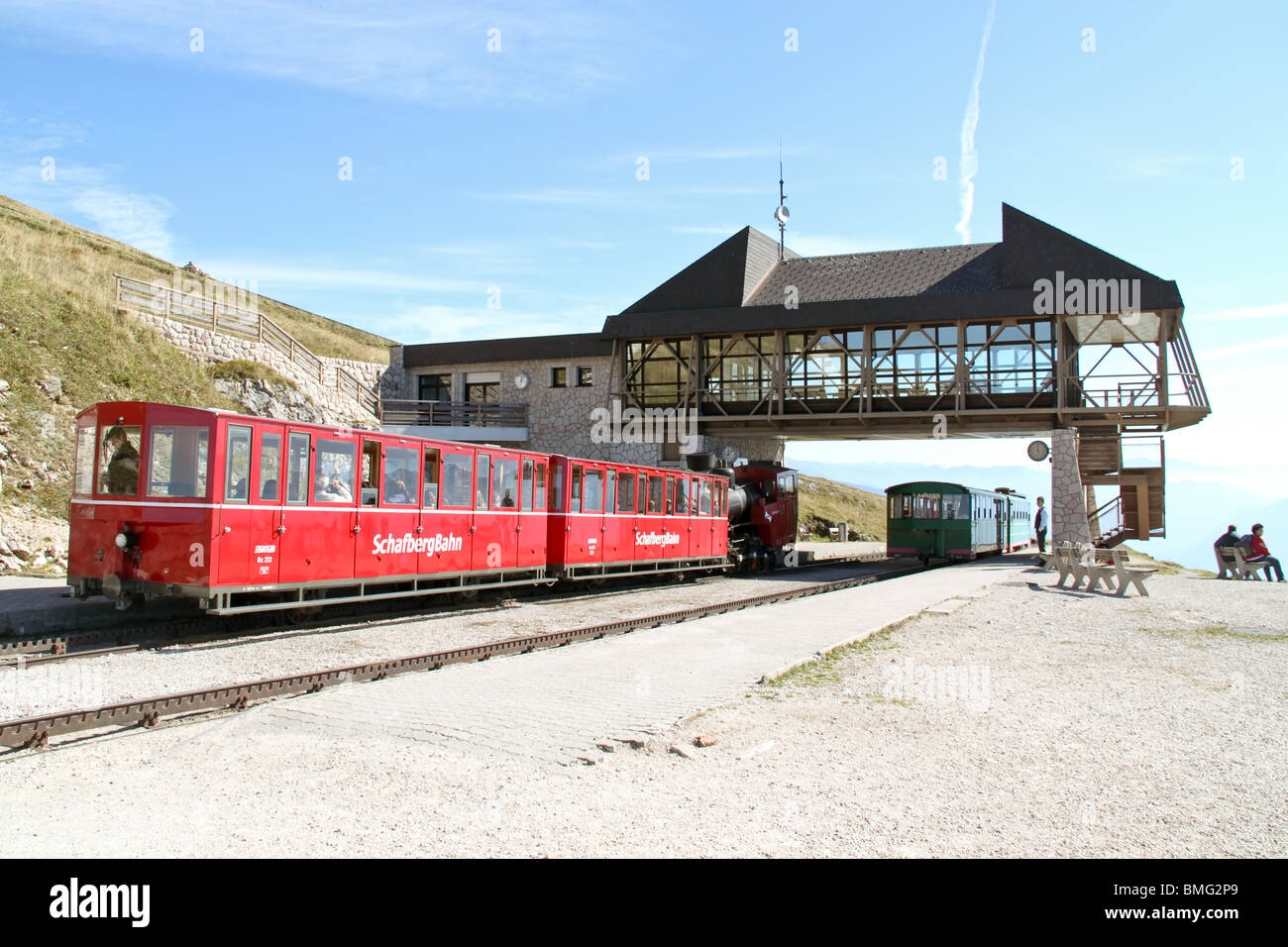 Austria, Schafberg, Schafberg train Stock Photo - Alamy