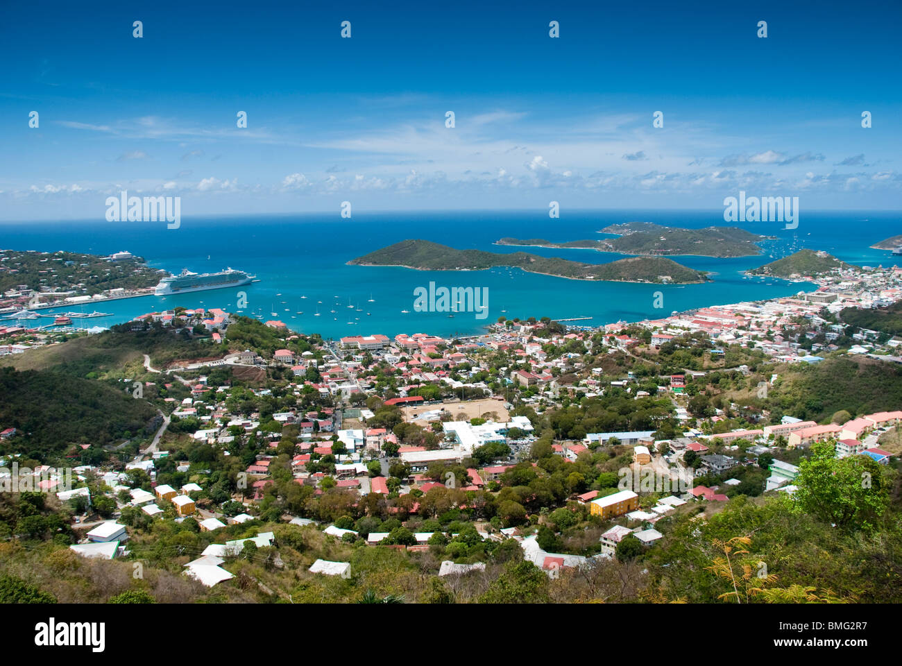 Aerial view saint thomas hi-res stock photography and images - Alamy