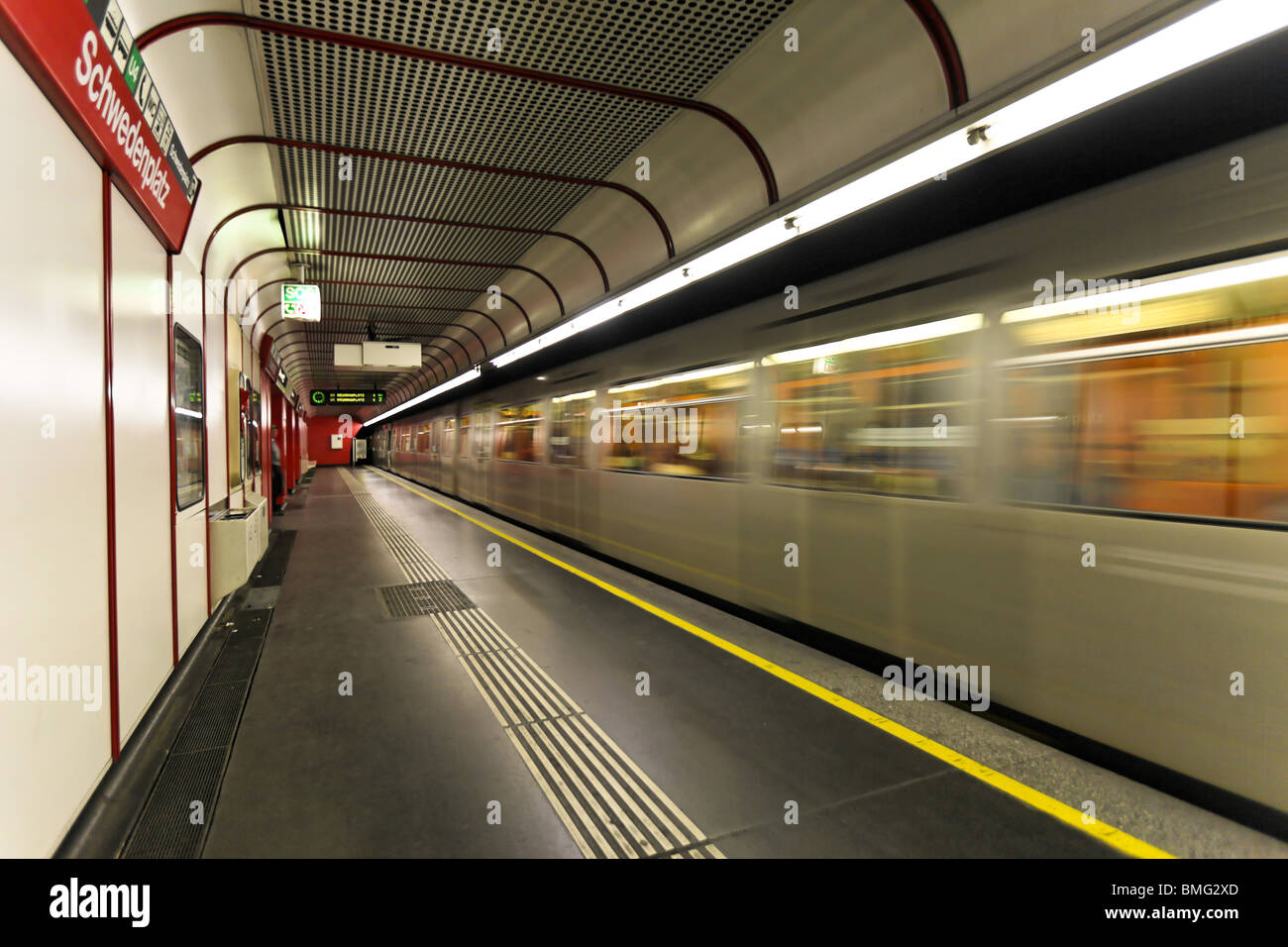 Austria, Vienna Metro Station Stock Photo - Alamy