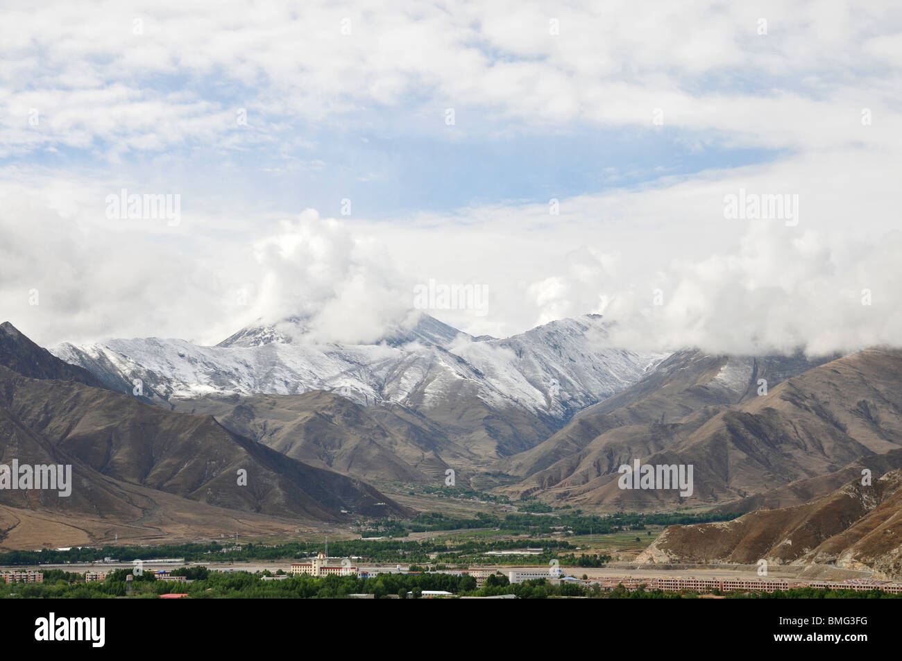Magnificent snow mountain, Tibet, China Stock Photo - Alamy