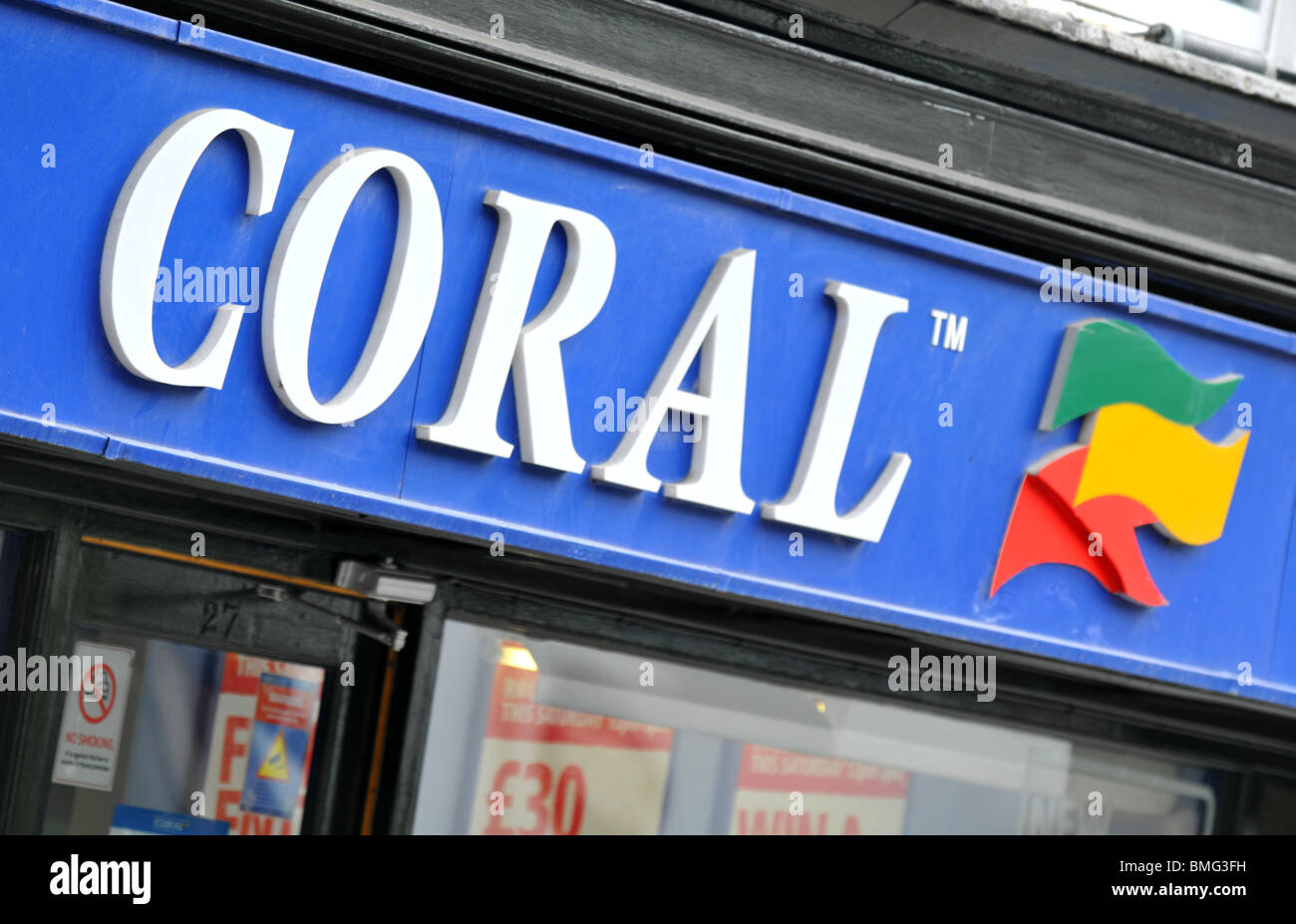 Coral bookmakers, Britain, UK Stock Photo - Alamy