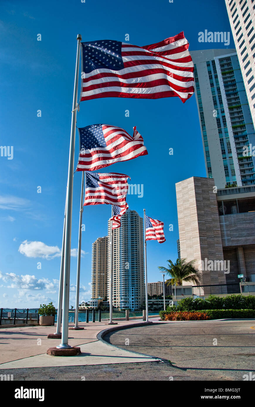 Miami, Florida, on a Hot and Sunny Spring Morning Stock Photo - Alamy