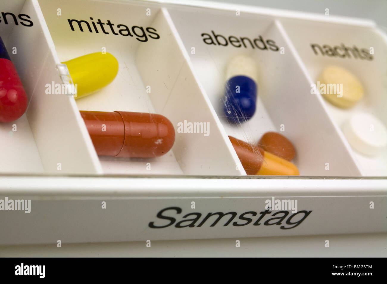 Medicine Box with tablets Stock Photo - Alamy