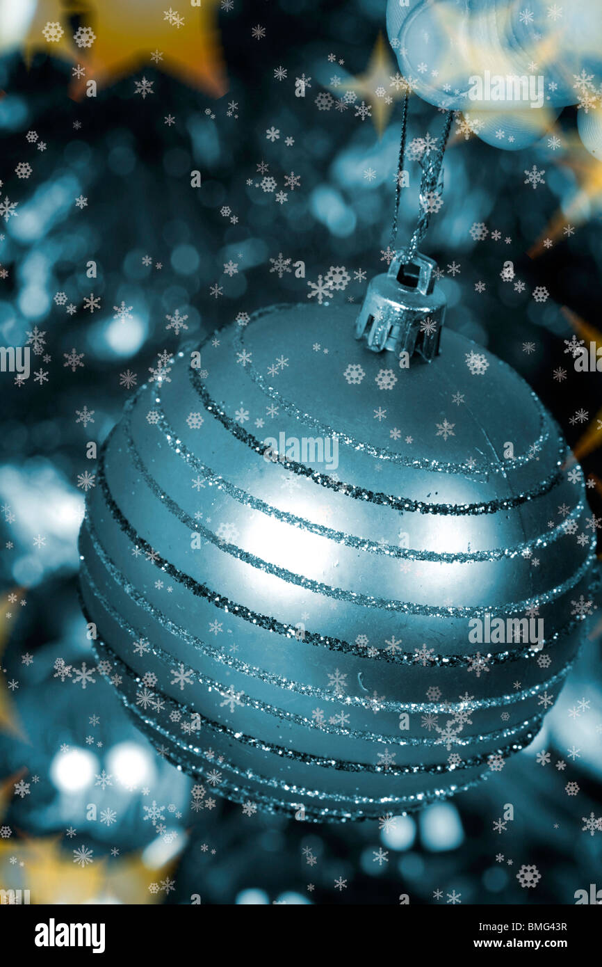Close-up picture of christmas decorations Stock Photo - Alamy