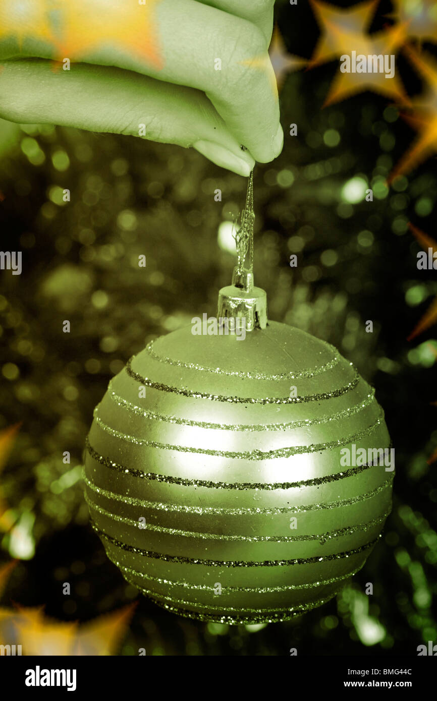 Close-up picture of christmas decorations Stock Photo - Alamy