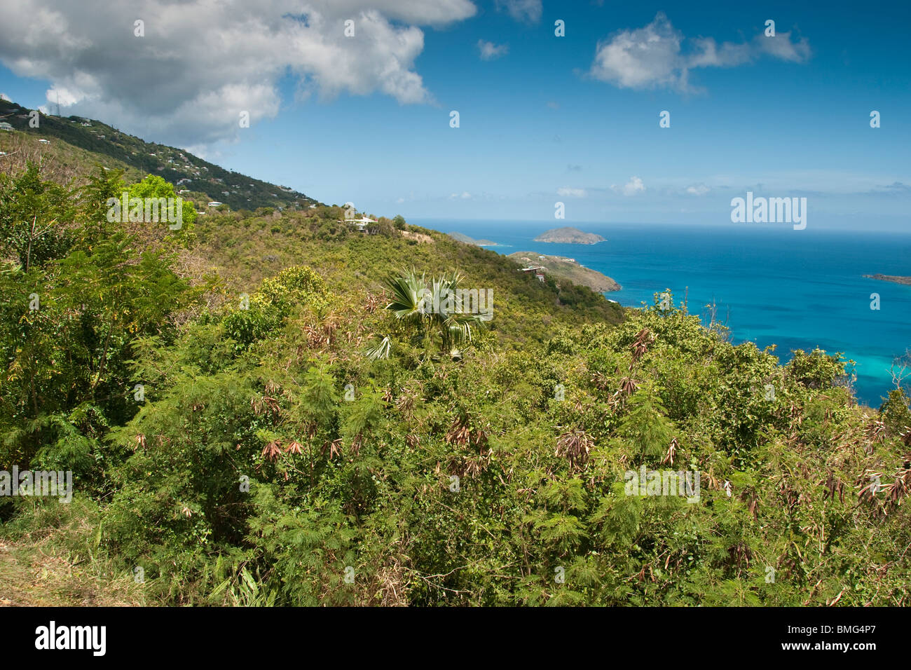 Saint Thomas Landscape and Colors, Caribbean Stock Photo - Alamy