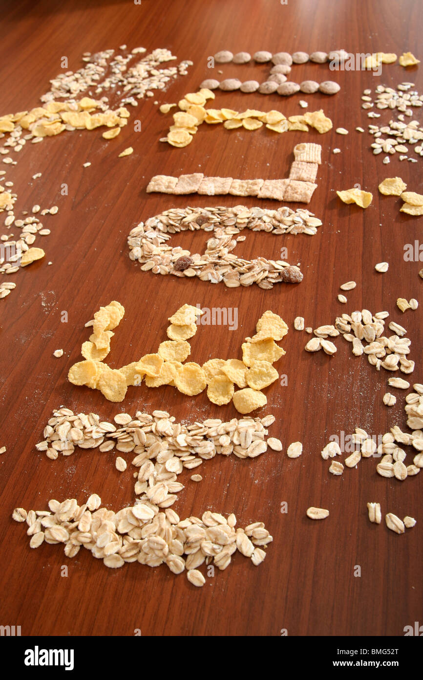 Healthy morning meal: corn flakes Stock Photo - Alamy