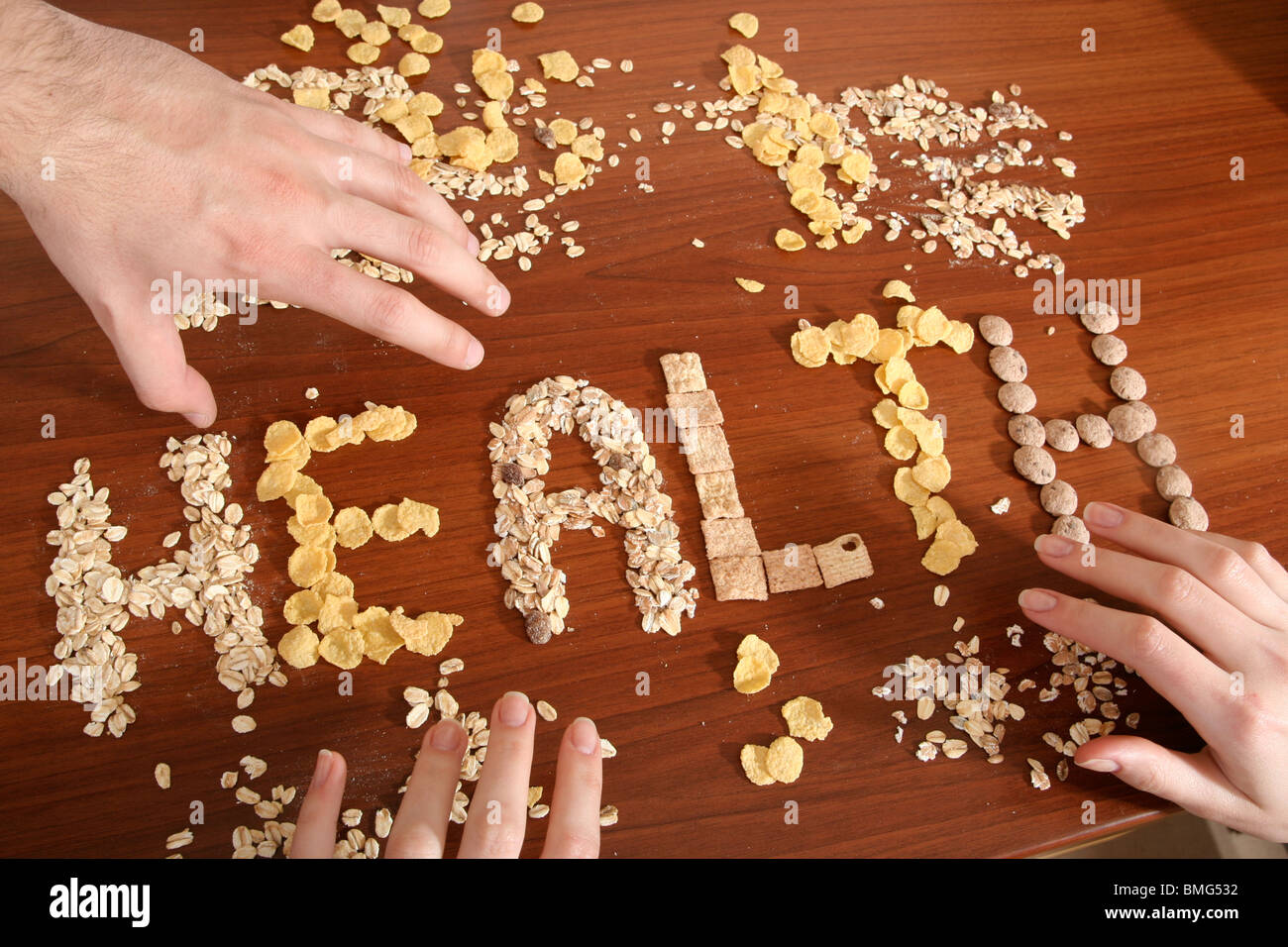 Healthy morning meal: corn flakes Stock Photo - Alamy