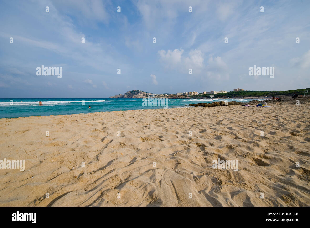 The beach of Agulla on Majorca in Spain Stock Photo - Alamy