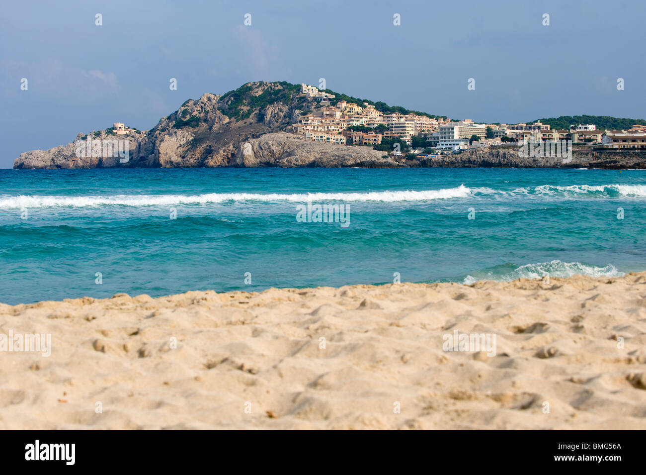 The beach of Agulla on Majorca in Spain Stock Photo - Alamy