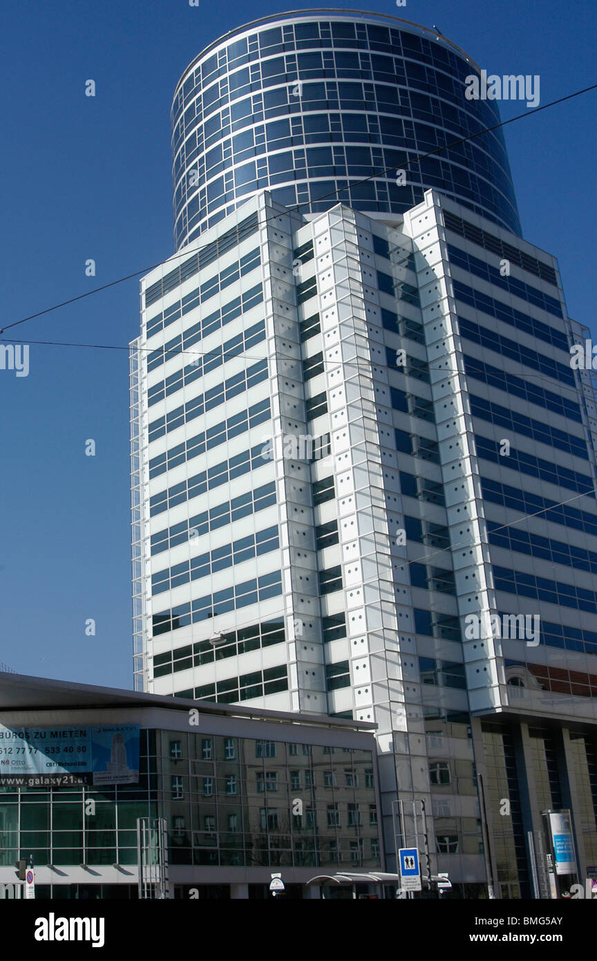 Galaxy Tower - Office Tower at the Praterstraße Stock Photo - Alamy