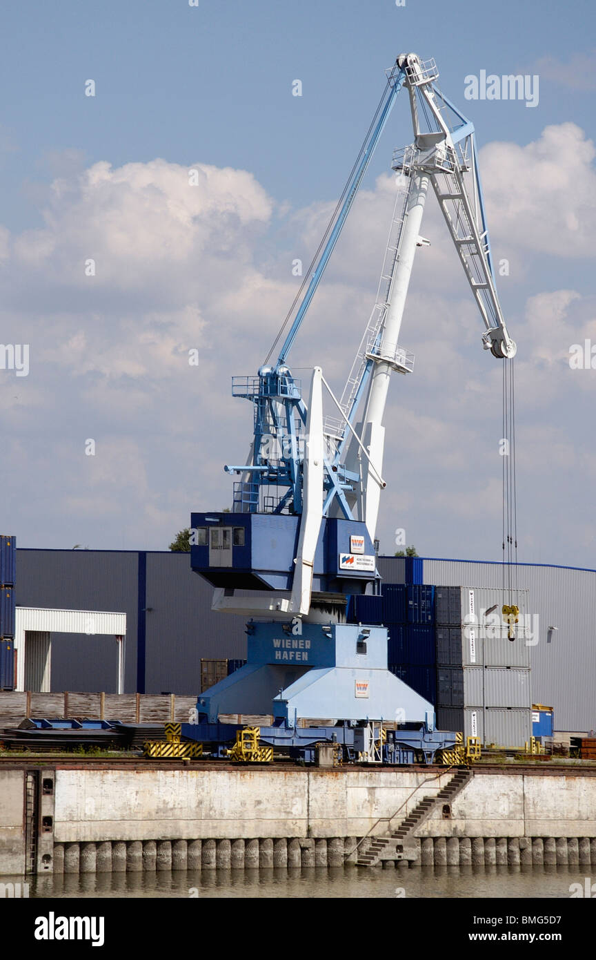 Port of Vienna Stock Photo - Alamy