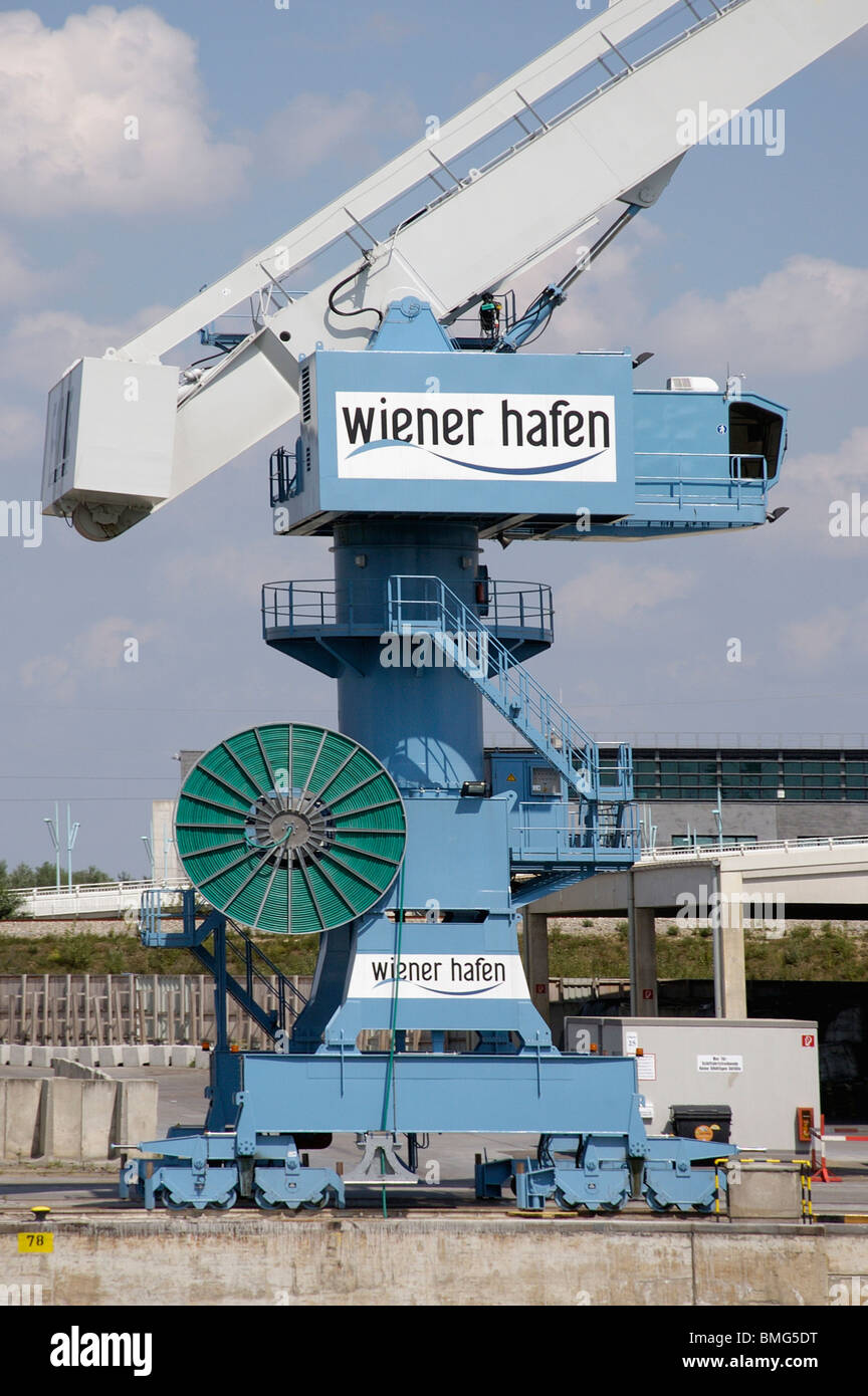 Port of Vienna Stock Photo - Alamy