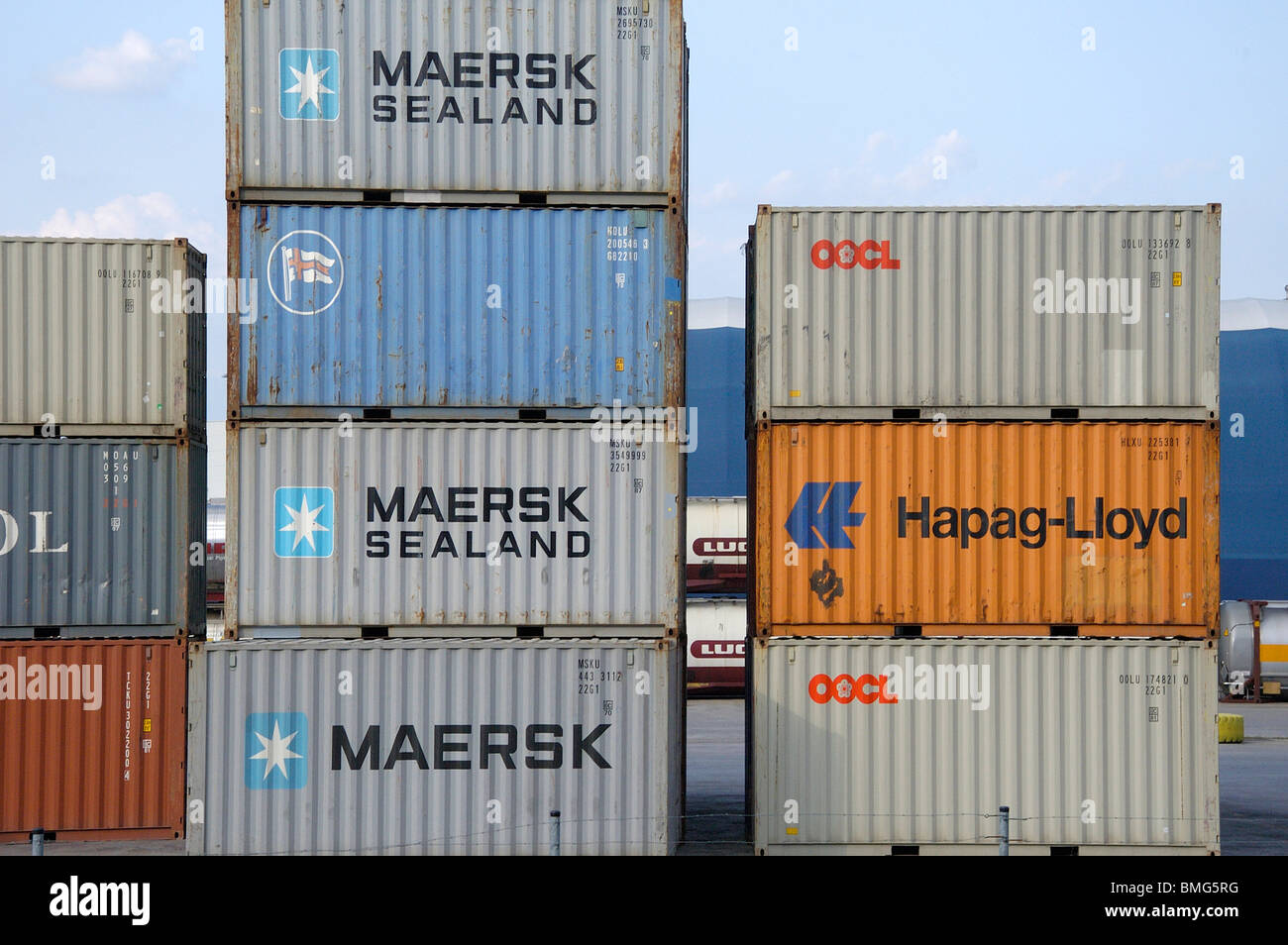 Vienna container port Stock Photo - Alamy