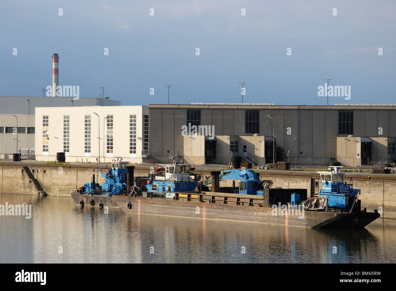 Port of Vienna Stock Photo - Alamy