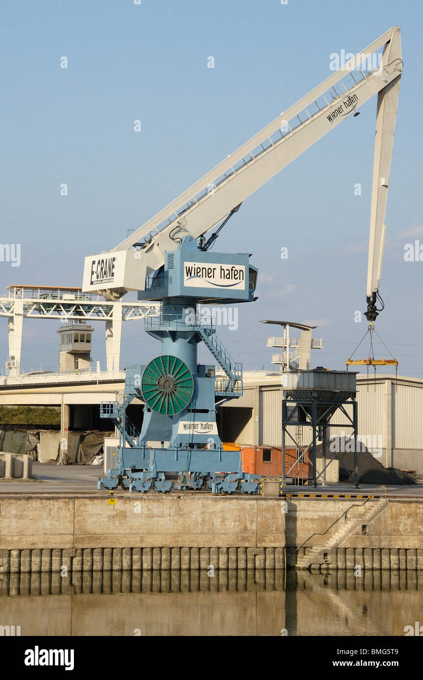Port of Vienna Stock Photo - Alamy
