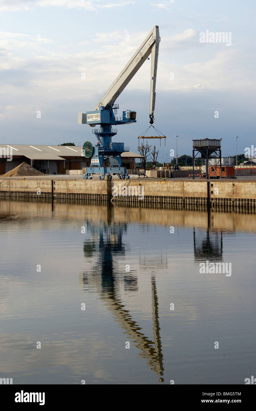 Port of Vienna Stock Photo - Alamy