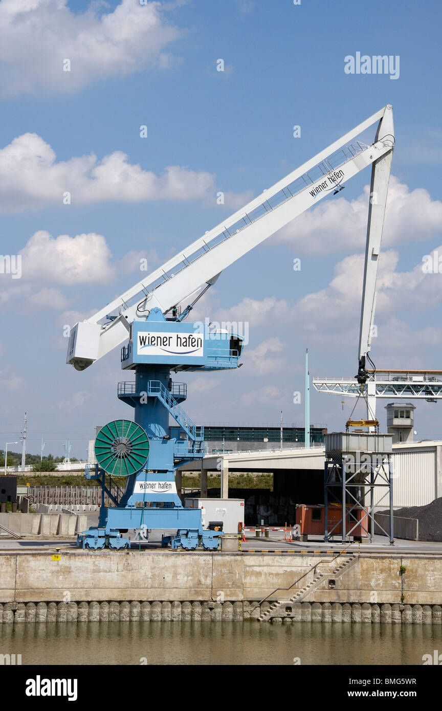 Port of Vienna Stock Photo - Alamy