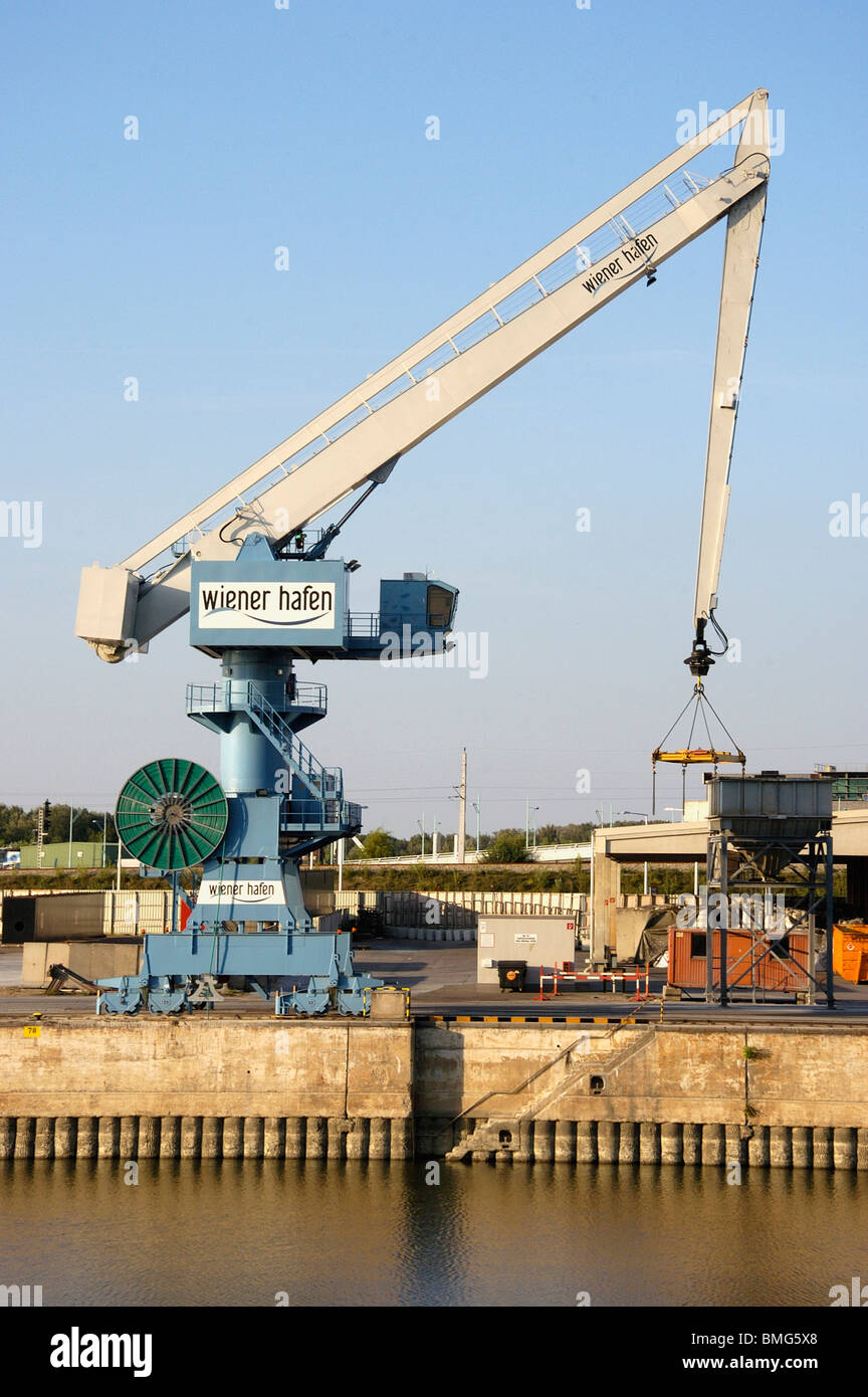 Port of Vienna Stock Photo - Alamy