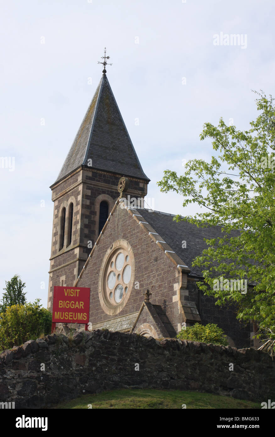 exterior of Moat Park Heritage Centre Biggar South Lanarkshire Scotland ...