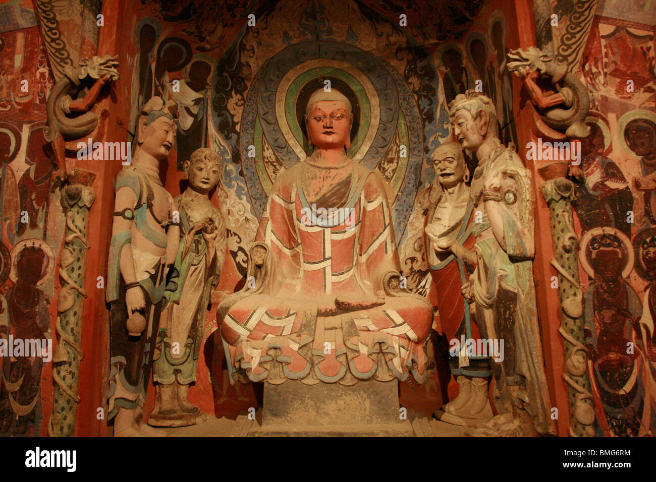 Dunhuang china sculpture buddha hi-res stock photography and images - Alamy